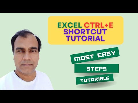 How to Use Ctrl+E Shortcut in Excel | Excel Tutorial | Krish Tech Vlogs #ExcelTutorial