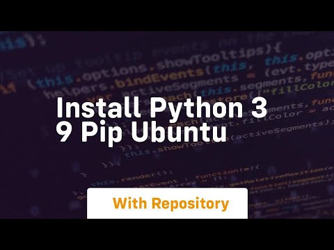 install python 3 9 pip ubuntu