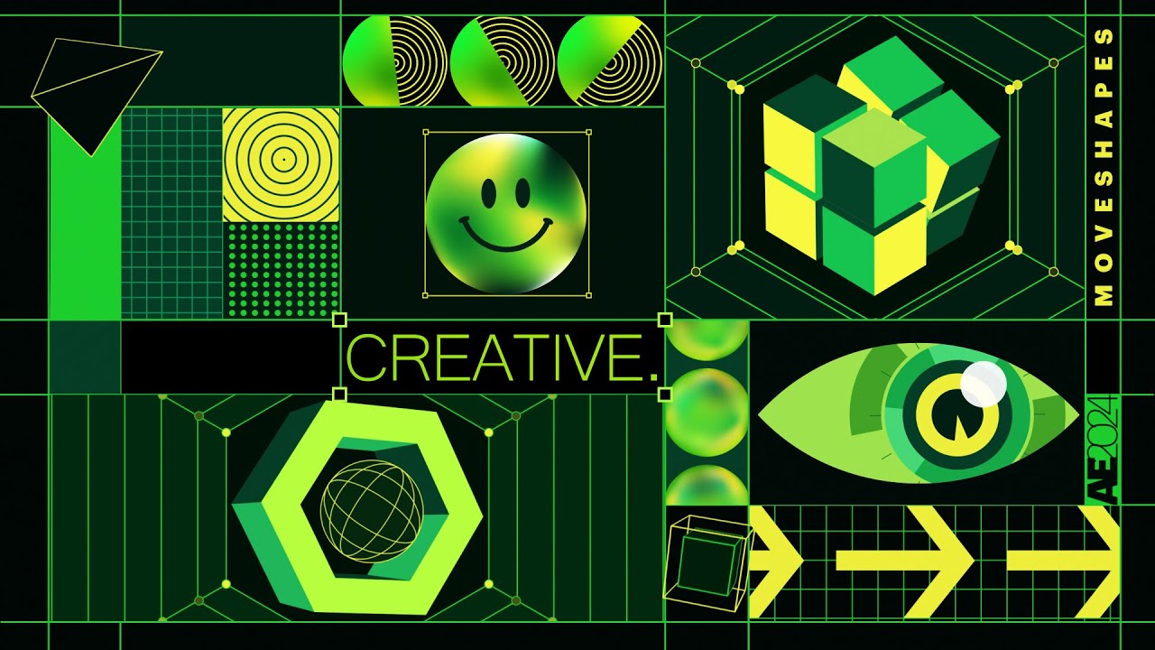 Creative Dynamic Grid Motion Graphics Animation Tutorial – No Plugin