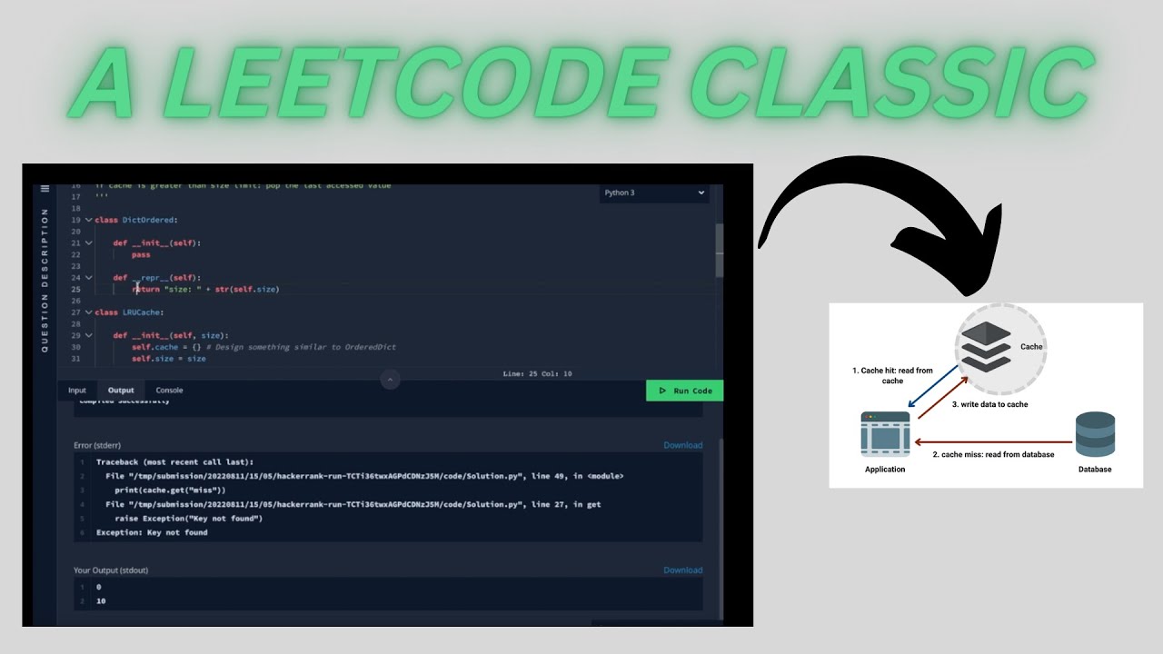 Implement LRU Cache | SWE Interview #19