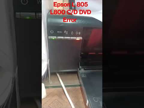 Epson L 805 L800 C/D DVD Error ink pad Reset software #reset #service #epson #shortvideo #wifi