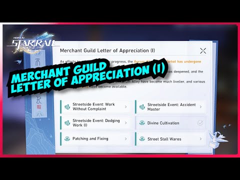 Merchant Letter of Appreciation 1 | Aurum Alley's Hustle & Bustle | Honkai Star Rail