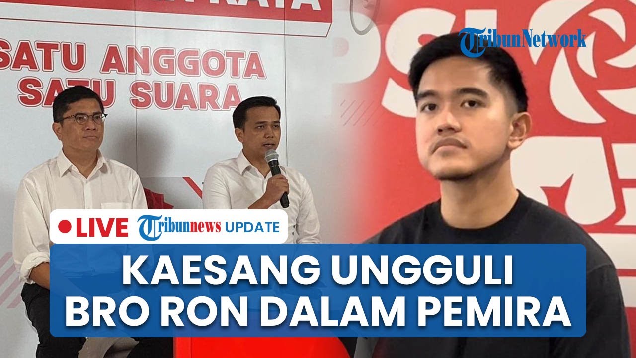 LIVE: Kaesang Pangarep Kini Salip Suara Bro Ron, Perebutan Kursi Ketua ...