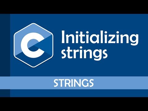 String literals and string initializations