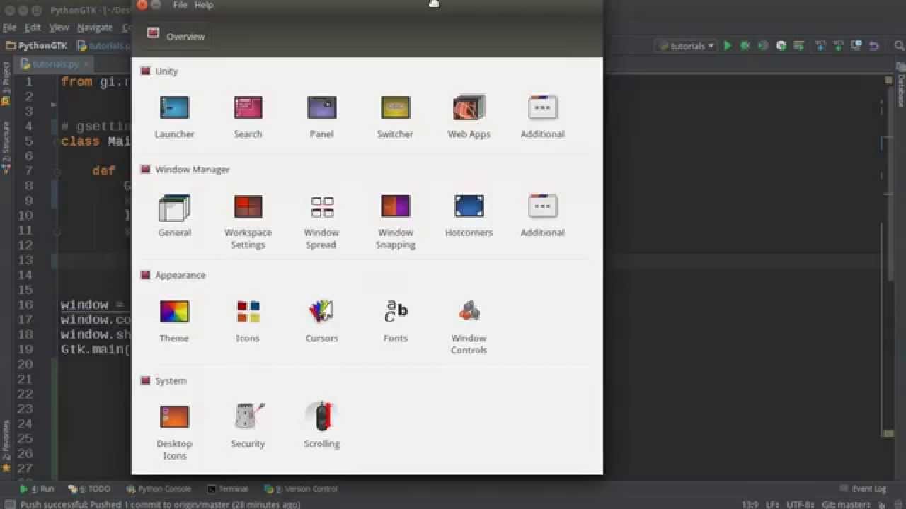 Python GUI Development with GTK+ 3 - Tutorial 14 - Menus