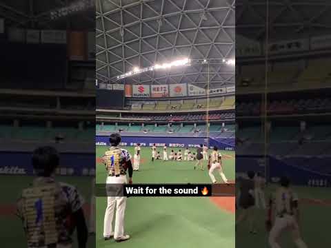 World record for farthest throw by a baseball player!?! 👀 (via @take.kouki0105)