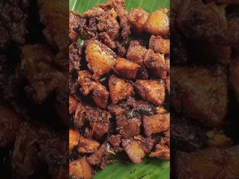 pig fry ।। pork recipe ।। masala pork fry ।। pork cooking recipes ।। #viral #pork #shorts #trending
