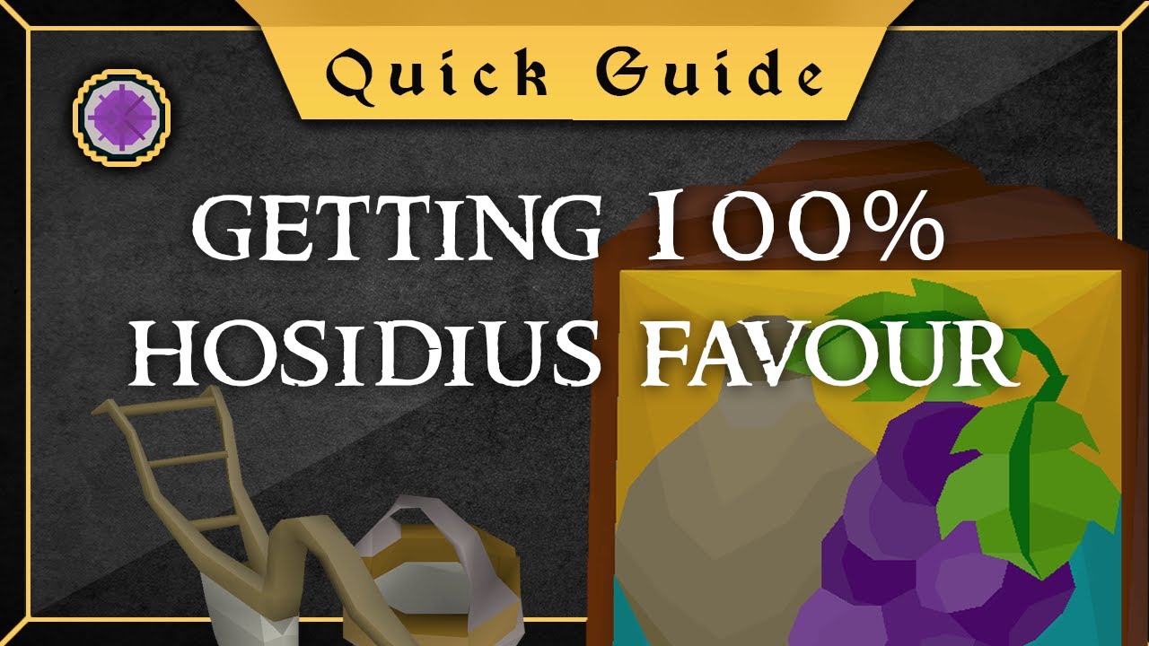 [favour removed] Hosidius guide