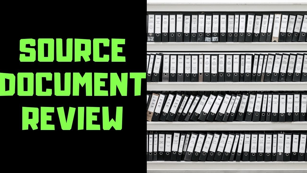 What is Source Document Review (SDR)?