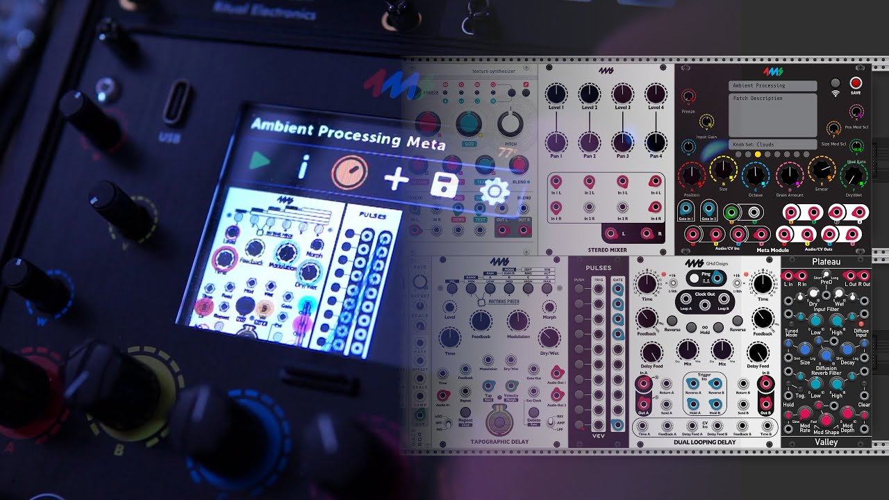 Buiding an Ambient setup for the 4ms Meta module in VCV Rack