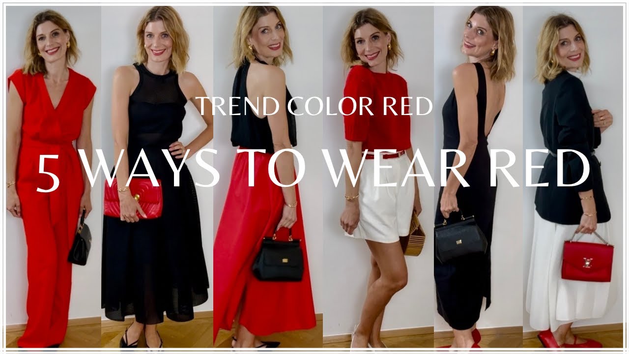 5 WAYS TO STYLE RED AND ALWAYS LOOK CLASSY