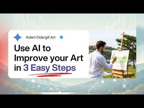 🎨 Become a Better Artist: FREE AI Watercolour Tutor (3 Easy Steps!)