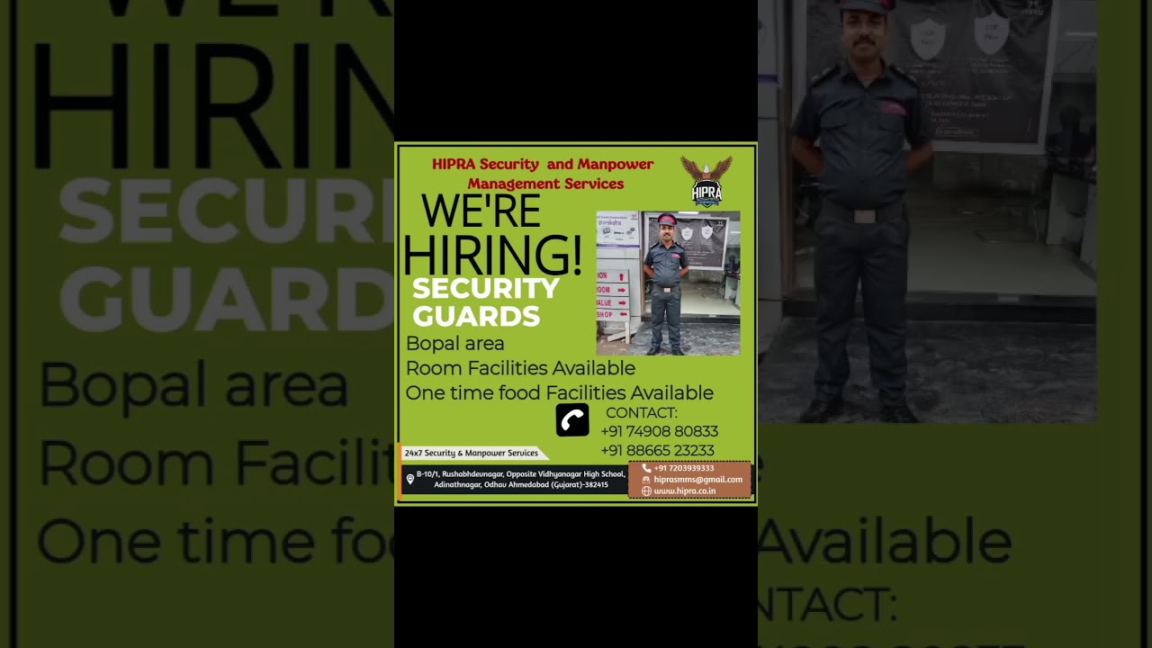 We are Hiring Security Guards, hurry up contant now. #securityservices #security #securityguards