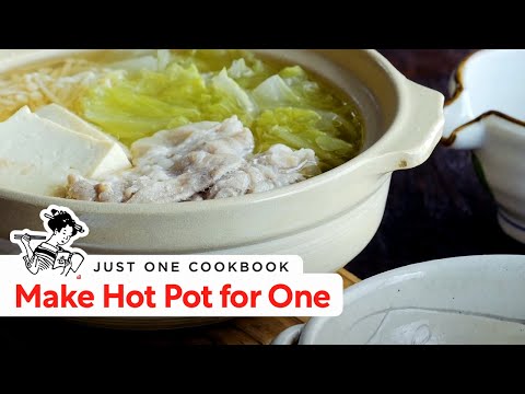How To Make Hot Pot for One - Midnight Diner Series (Recipe) ็ฝ่ใจ่ฑ่ใฎไธไบบ้ใฎไฝใๆน (ใฌใทใ)
