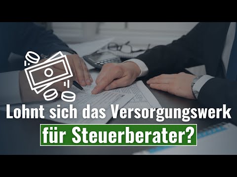 Lohnt sich das Versorgungswerk für Steuerberater?