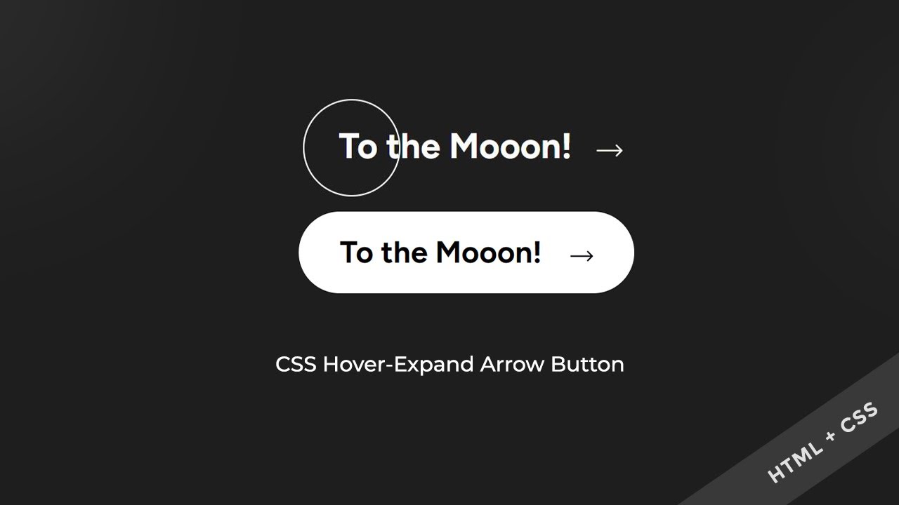 CSS Hover-Expand Arrow Button Effects