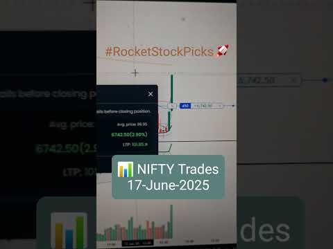 📊 #NIFTY trades, both CE, PE: 17-June-2025 🎯 #RocketStockPicks🚀