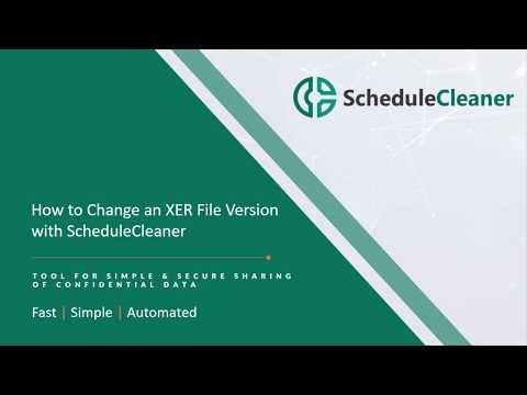 How to Change a Primavera P6 XER File Version Number