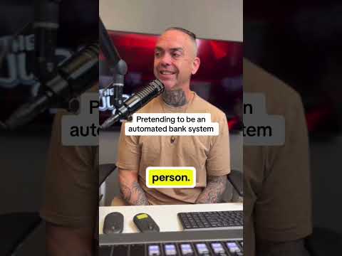Pretending to be an automated bank system 🤣 #thejubalshow #prank #fyp #funny #ai
