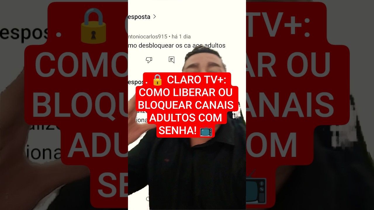 🔒 CLARO TV+: COMO LIBERAR OU BLOQUEAR CANAIS ADULTOS COM SENHA! 📺 #claro #tecnologia#4kultrahd