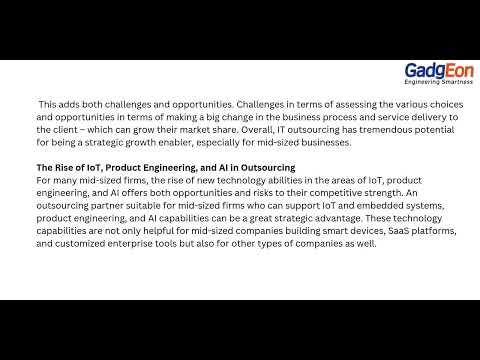 Future Proofing Your Mid Sized Business The Role of IT Outsourcing in Navigating Tech Trends