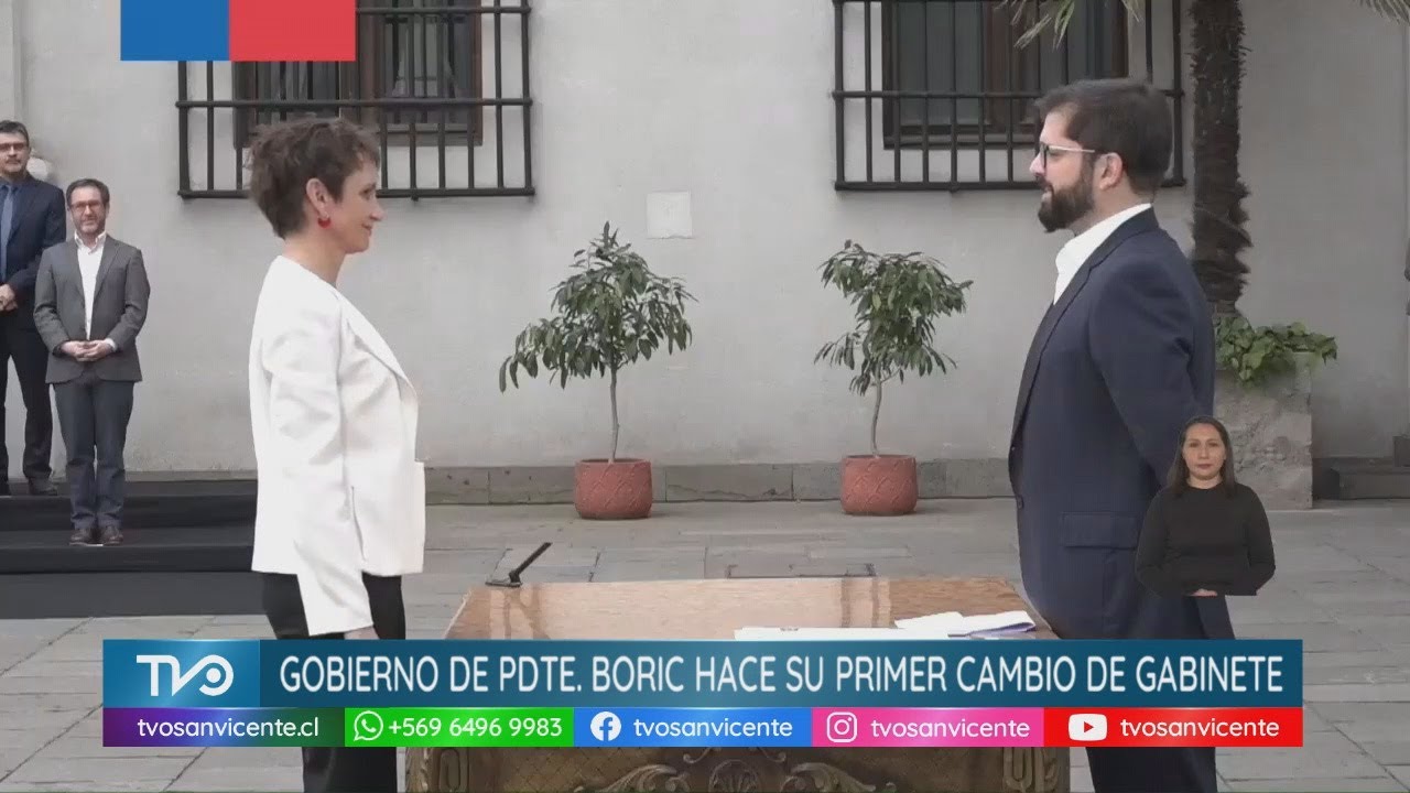 Primer Cambio de Gobierno del Presidente Gabriel Boric Font | TVO