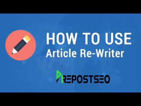 Free Online Article Rewriter By Prepostseo.com