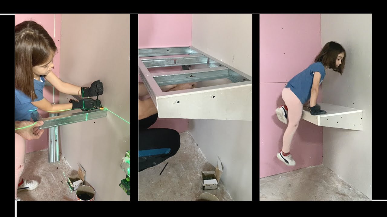 ✅ How to Build a Drywall Shelf for the Sink 👉 Countertop