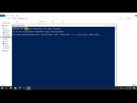 How to remove character from many file name