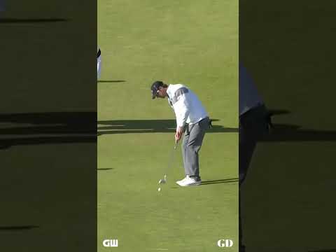 Michael Phelps from 160 feet. Considered the longest televised putt ever captured. 👀