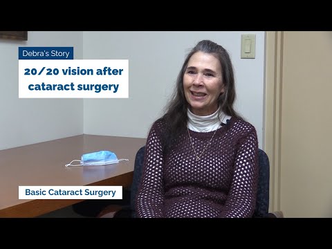 Debra's 20/20 Vision after Cataract Surgery!
