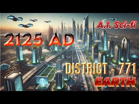 Futuristic City - District 771: City of the Future (2125 AD) AI Sci-fi Teaser