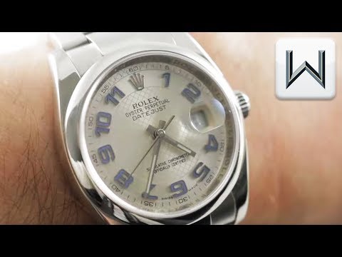 Rolex Datejust Crosshatch/Lavender Dial 116200 Luxury Watch Review