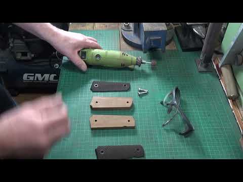 Making Real Wood Grips For The Remington 1911 Replica Air Pistol