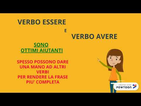 GRAMMATICA - VERBO ESSERE E VERBO AVERE