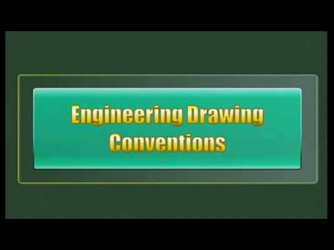 Engineering Drawing Conventions|| Machine drawing||MECHANICAL Engineering