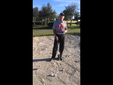 How to hit a proper bunker shot. Great tip!