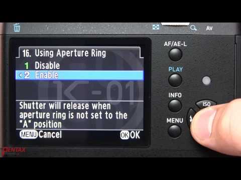 How to use a manual lens (M, K, or M42) on a Pentax DSLR