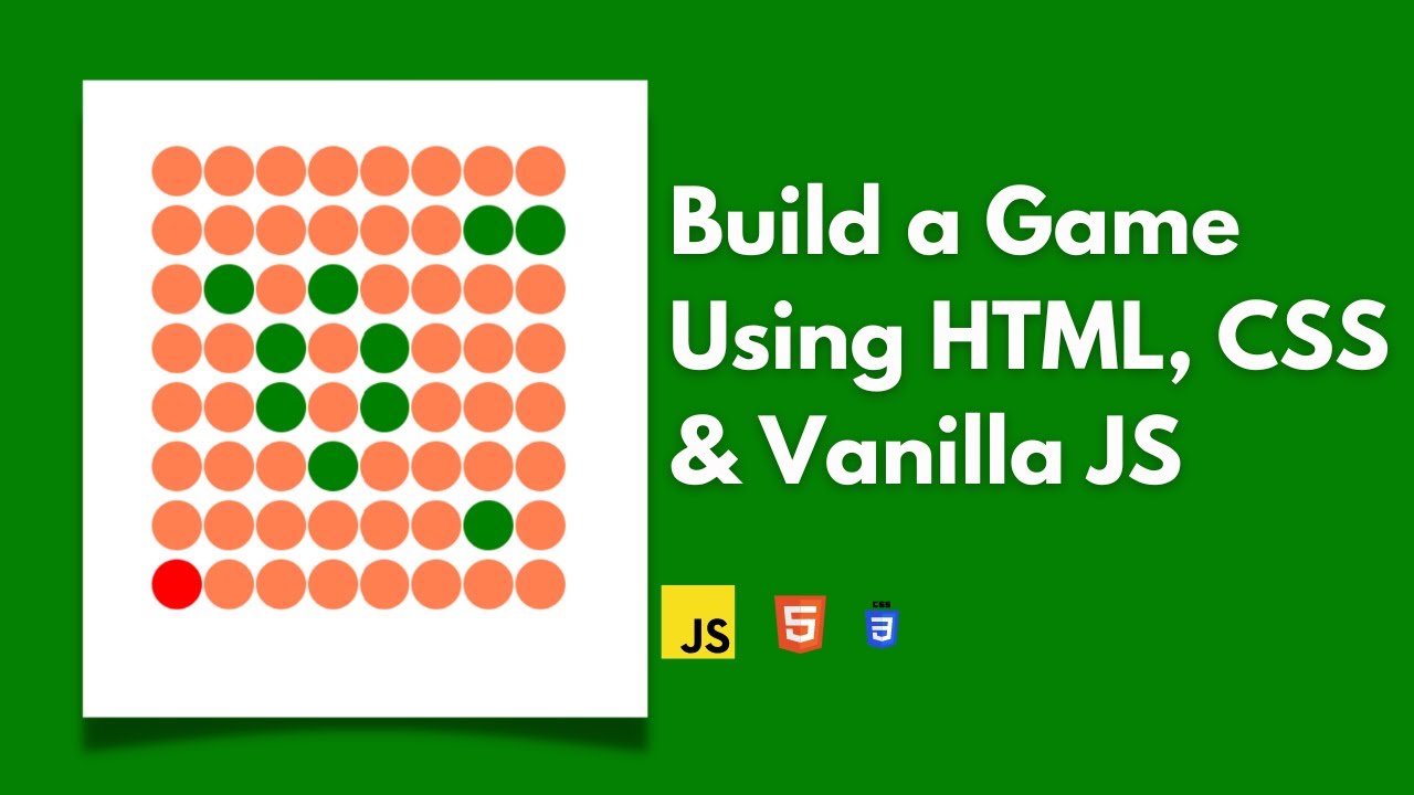 Build a Simple Game Using HTML, CSS and Vanilla JavaScript | For Beginners