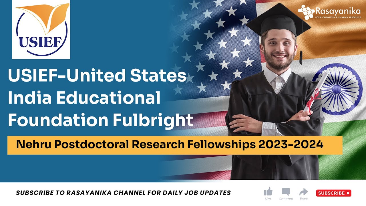 USIEF - Fulbright-Nehru Postdoctoral Research Fellowships - Check Details