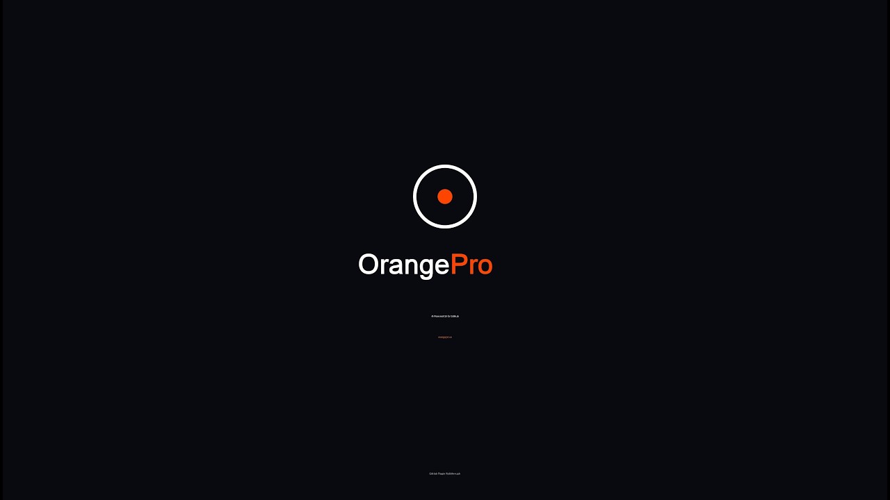OrangePro GitHub app v3