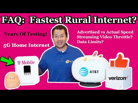 β
Fastest Rural Internet? AT&T Verizon T-Mobile 5G Cellular Home Internet Speed Comparison - FAQ #7