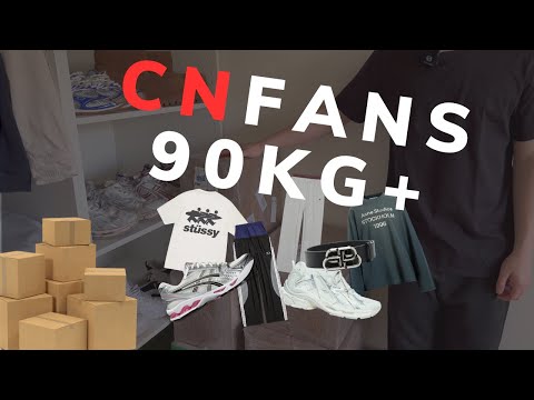 90KG+ INSANE CNFANS HAUL UNBOXING | CNFansSpreadsheet