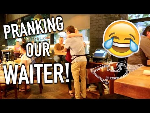 PRANKING OUR WAITER | Last Day in LA
