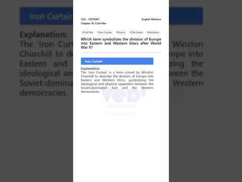 Cold War History: Iron Curtain Explained | 12th Grade