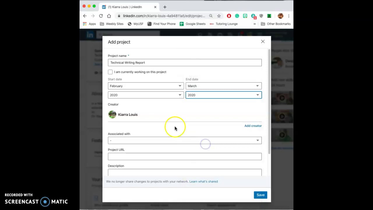 How to Add a Project to a LinkedIn Profile