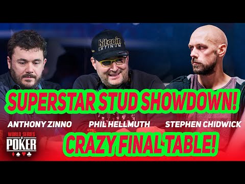 Phil Hellmuth Headlines WSOP 2021 $10,000 Seven Card Stud Championship Final Table