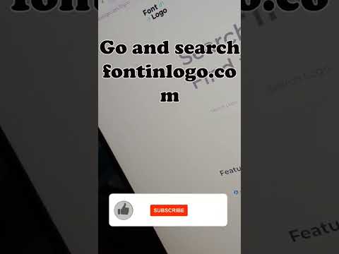 How To Find Fonts Used In Logos #youtubeshorts #youtube #fonts #subscribe @high-techsourav3560