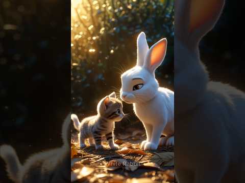 The White Rabbit and the Lost Kitten😺🐰