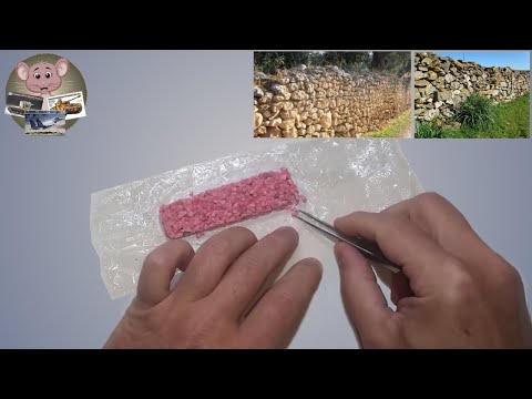 Model making How to make a stone wall - Tutorial